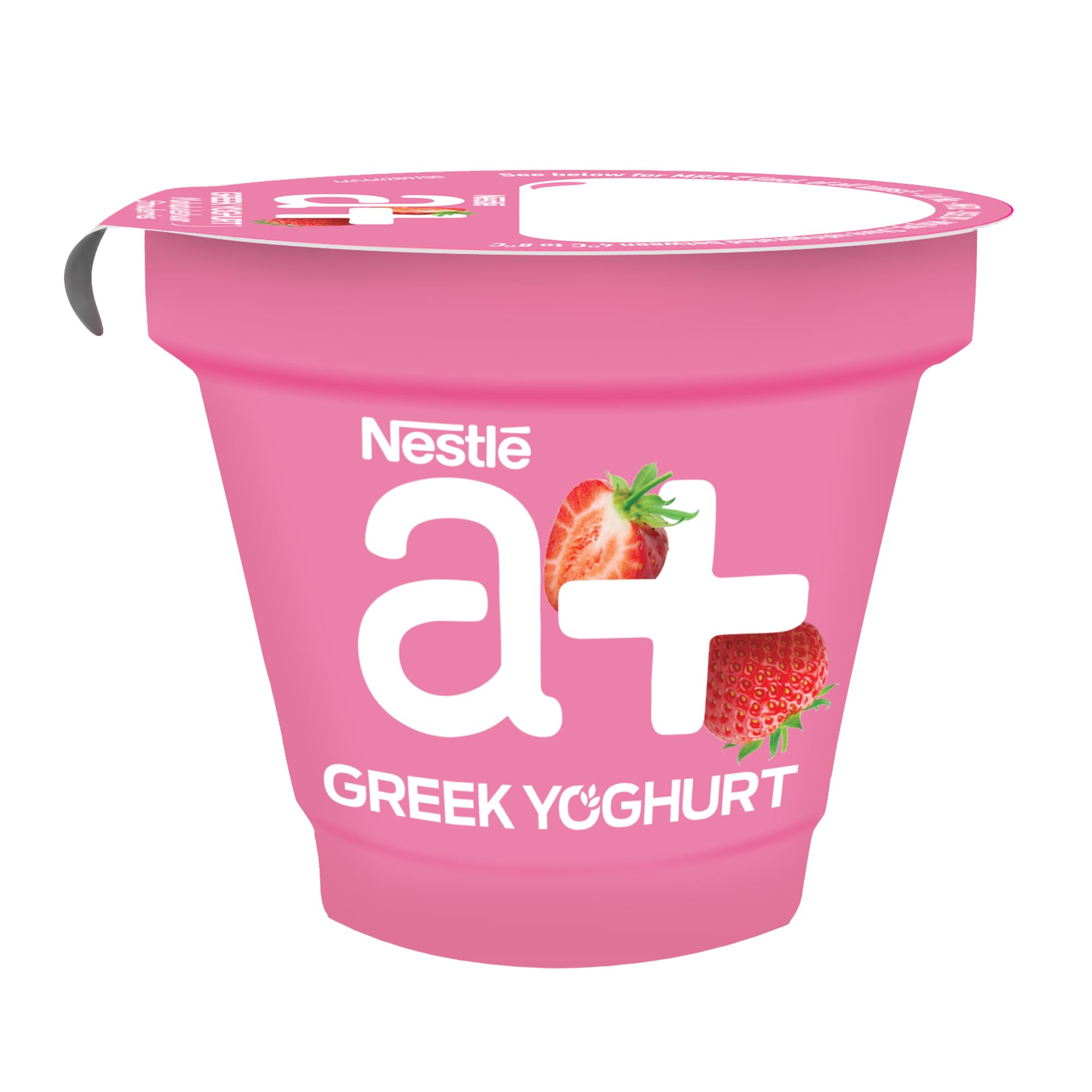 Buy A+ Greek Yoghurt - Mahabaleshwar Strawberries, 90g Cup Online at ...