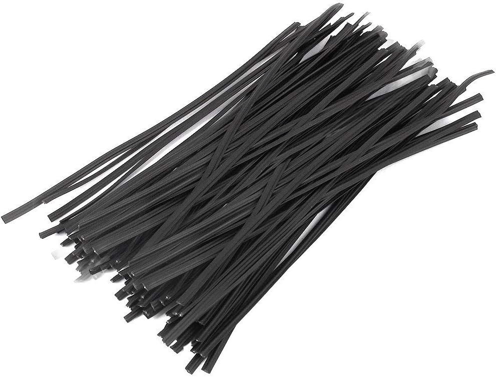 Amazon.com: SHEUTSAN 2000 PCS 6 Inches Long Metallic Twist Ties, Black ...