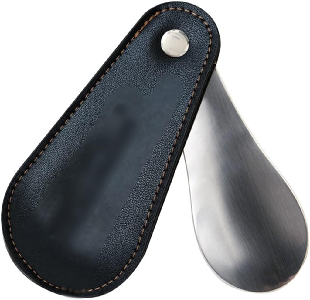 Amazon.com: Shoe Helper Men Portable Mini Short Shoehorn, Travel Use ...