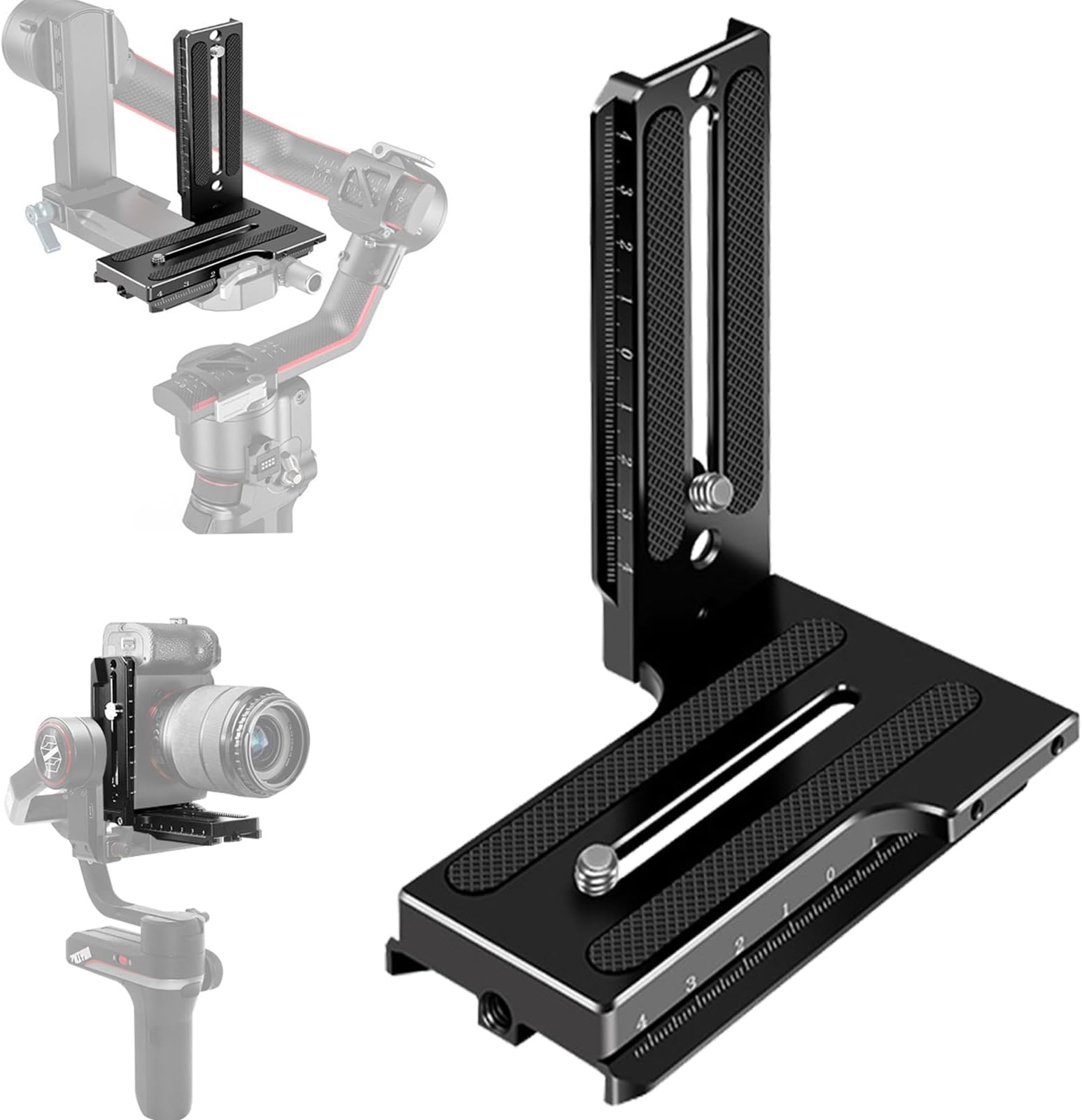 Amazon.com : Lanparte Ronin SC L Bracket Mount Vertical Shooting Plate ...