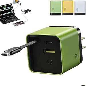 Amazon.com: 3 in 1 GaN Charger,Scalable 80w Max Fast Charger Module ...