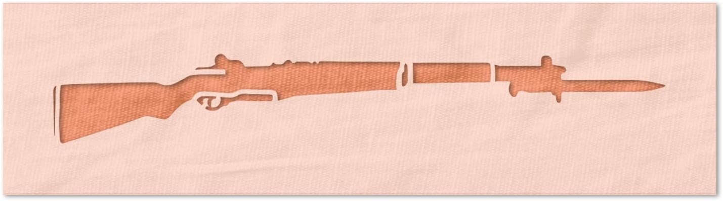 Amazon.com : Stencil Stop Musket Stencil - Reusable for DIY Projects ...