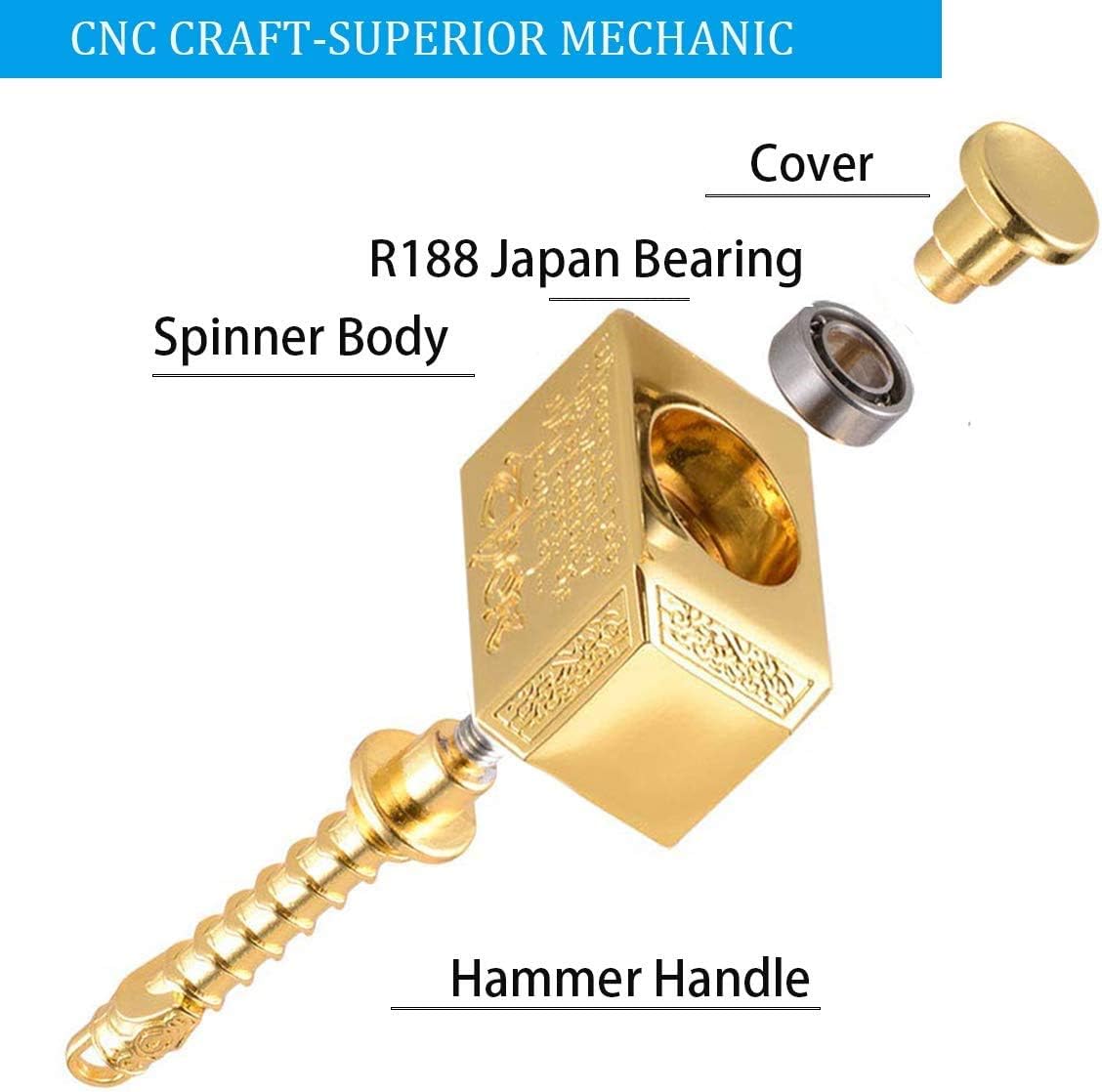 Fidget Toys Fidgit Finger Hand Spinner Fidget Cube Blocks Chain Hammer ...