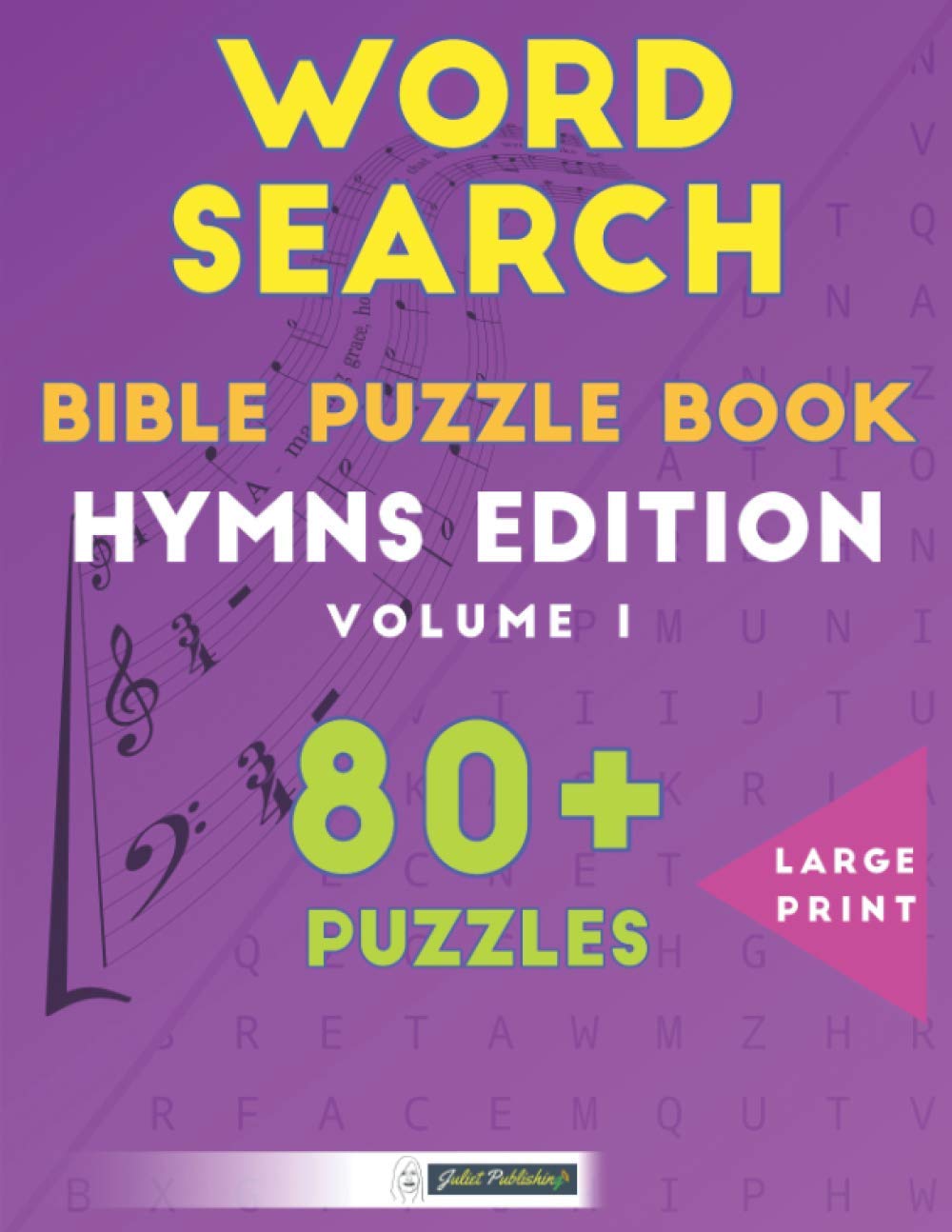 Amazon.com: Word Search Bible Puzzle Book: Hymns Edition Volume 1: 80 ...