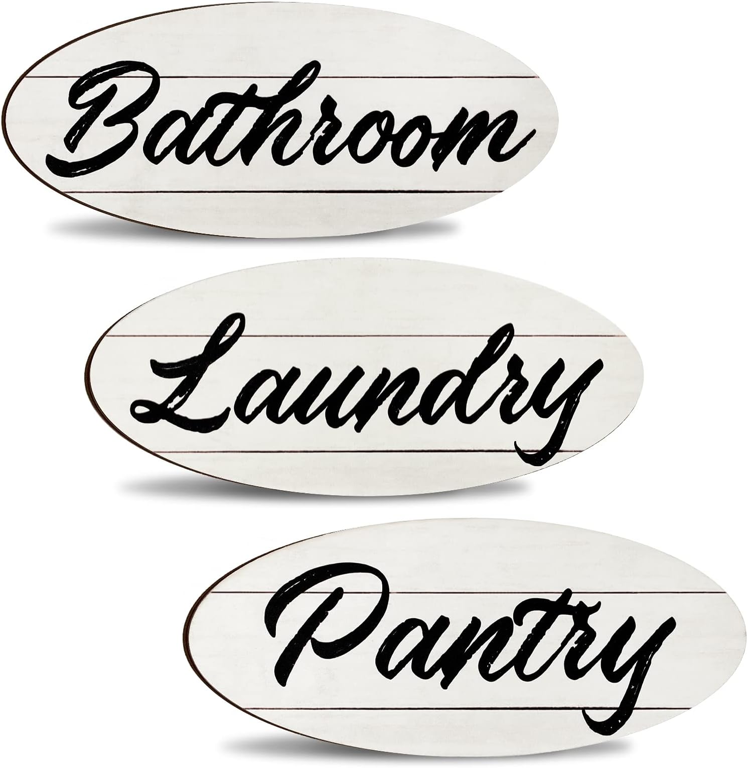 Amazon.com: AuldHome Design Cast Iron Garage/Utility Signs (Set of 2 ...