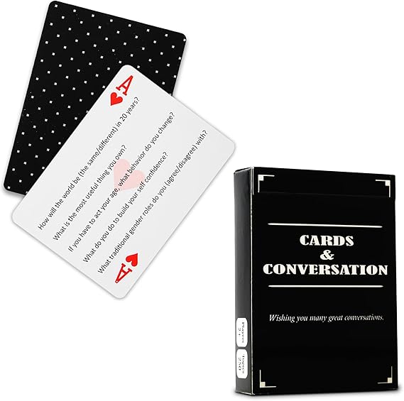 Amazon.com: 250 Thought Provoking Conversation Cards Game for Family ...