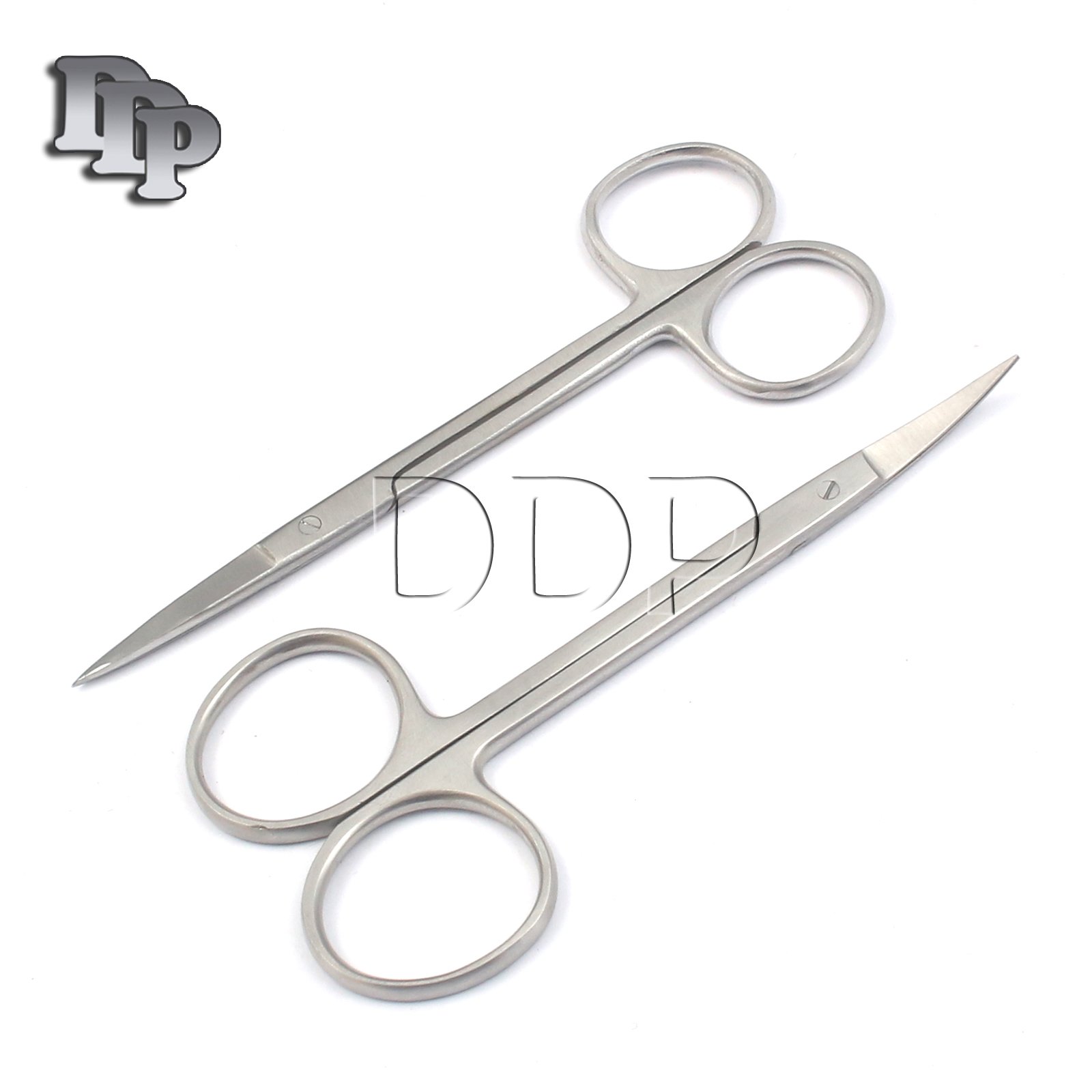 Buy DDP BODY PIERCING MICRO SCISSORS 4 1/2" STRAIGHT & CURVED STAINLESS ...