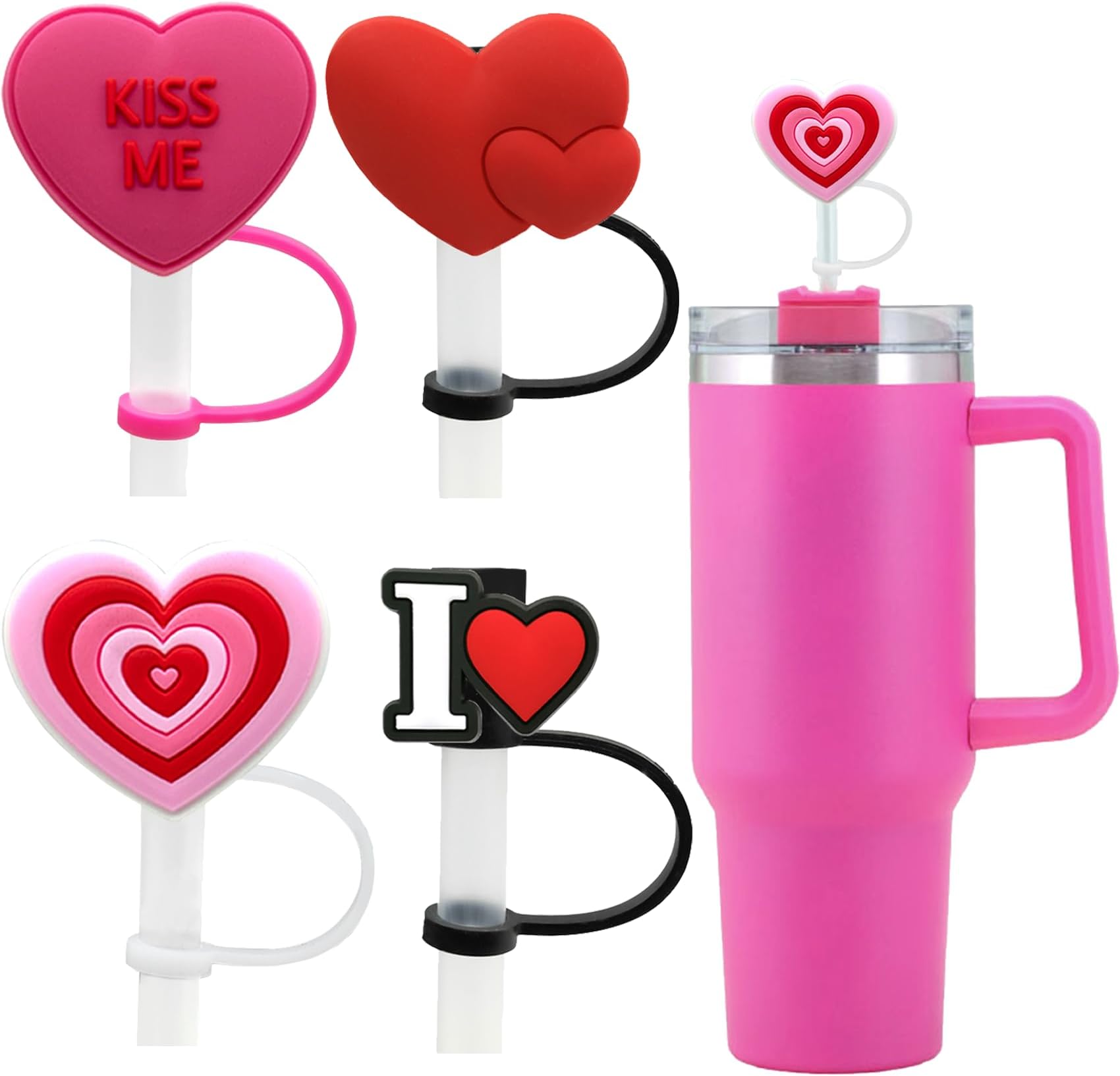 Amazon.com: 6 Pcs Stanley Straw Cover for Stanley 40/30 OZ Tumbler with ...