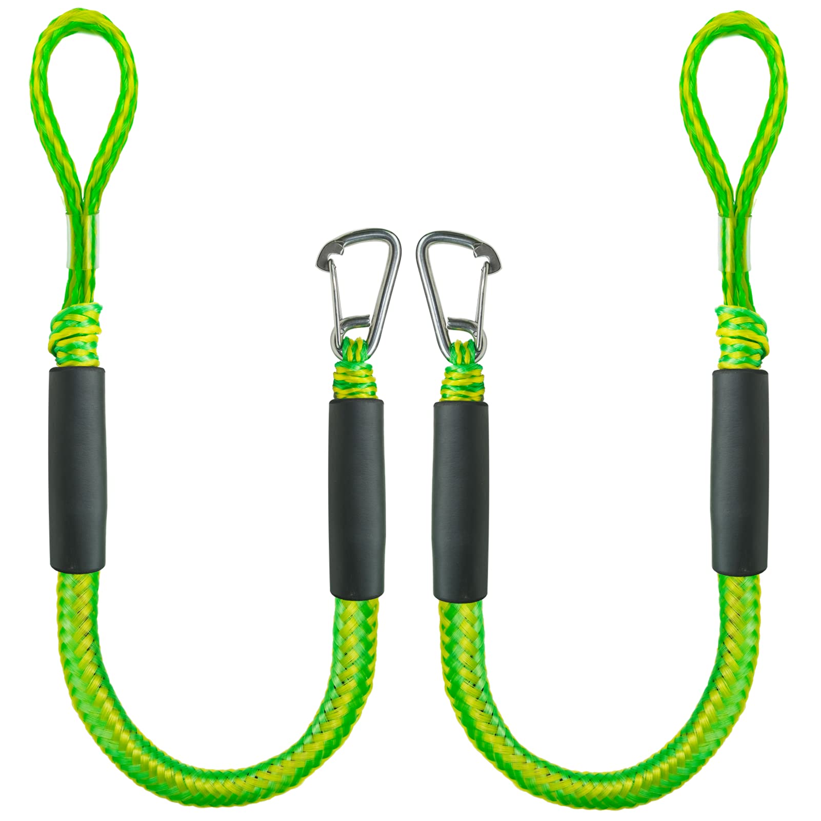 Amazon.com: 3FT Bungee Dock Line Boat Ropes for Docking Line Mooring ...