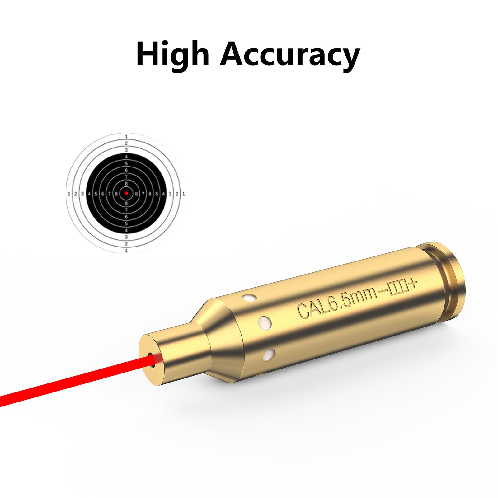 Snapklik.com : Bore Sight For 6.5 Creedmoor Red Laser Bore Sighter Red ...