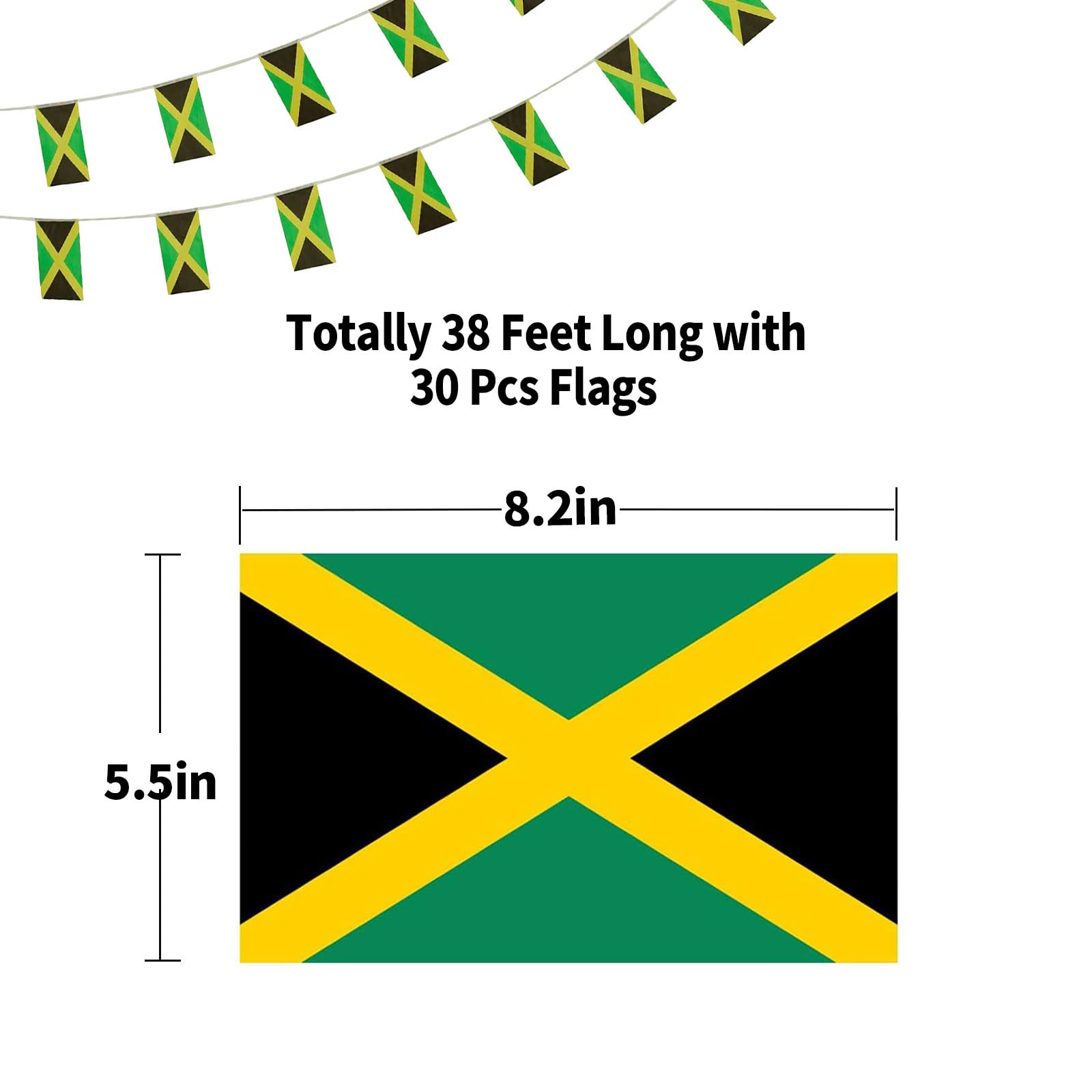 Snapklik.com : Jamaica Flag Jamaican Flag, Small String Jamaica Flags ...