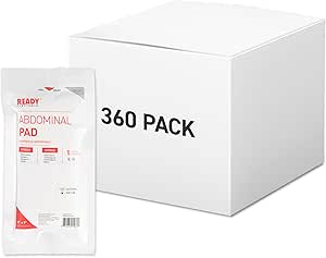 Ready First Aid - Abdominal Pad, Super Absorbent Combine Pad for Wound ...