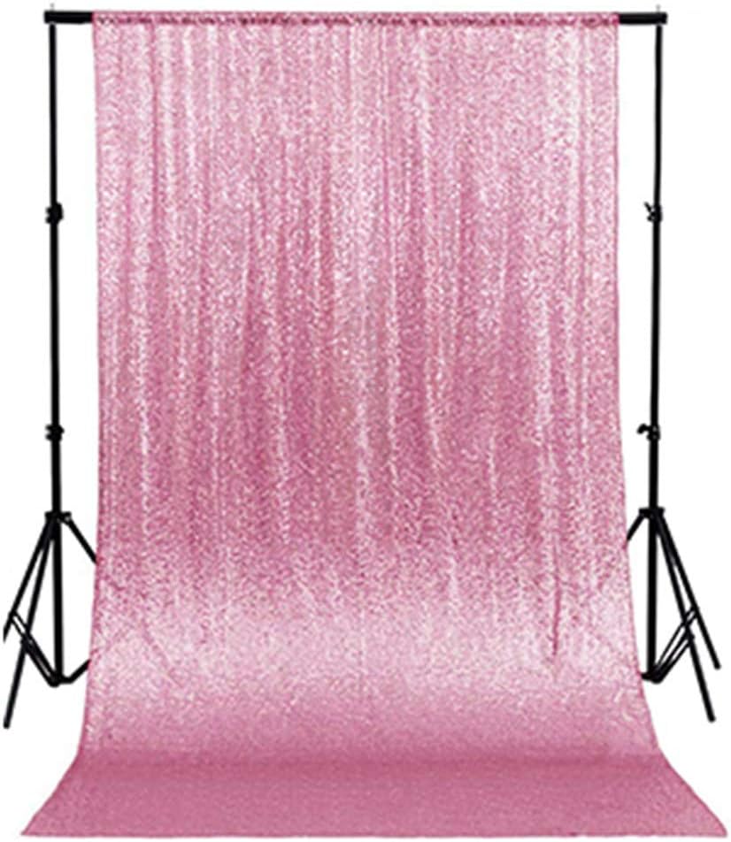 Sequin Photo Backdrop 3FTx7FT Pink Gold Sequin Backdrop For Wedding ...