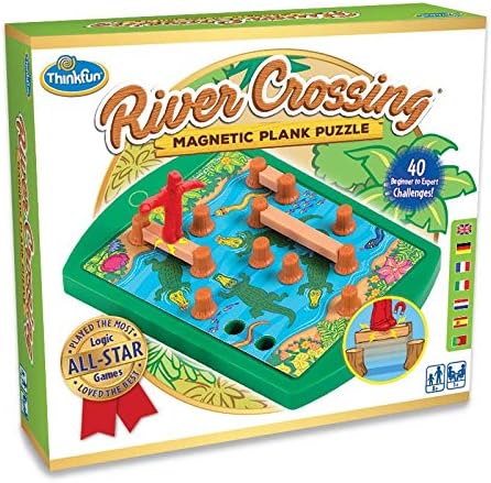 Amazon.com: ThinkFun River Crossing Logic Puzzle, Multicolor : Toys & Games