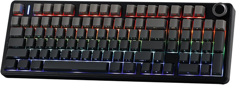 Amazon.com: MechLands Aula F99 PRO 96% Mechanical Gaming Keyboard, BT5 ...