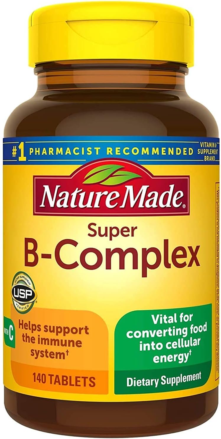 Amazon.com: Super Vitamin B-Complex 140 Tabs : Health & Household