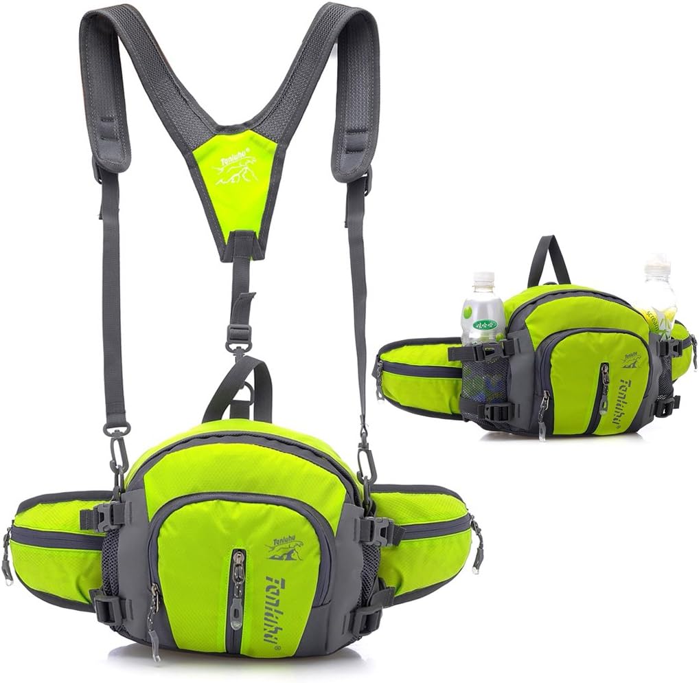 Amazon.com: Multifunctional Water Resistant Waist Pack Backpack Daypack ...