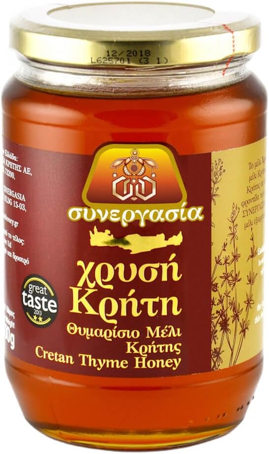 Amazon.com : Tragano Greek Organics Cretan Honey with Wild Thyme | 330g ...