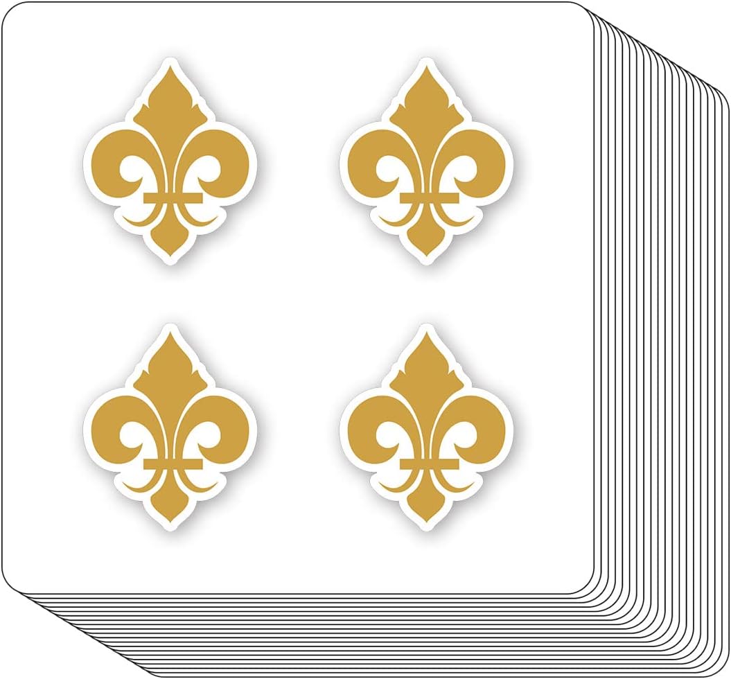 Amazon.com: Fleur de Lis Gold Stickers 1in for Scrapbooking, Arts ...