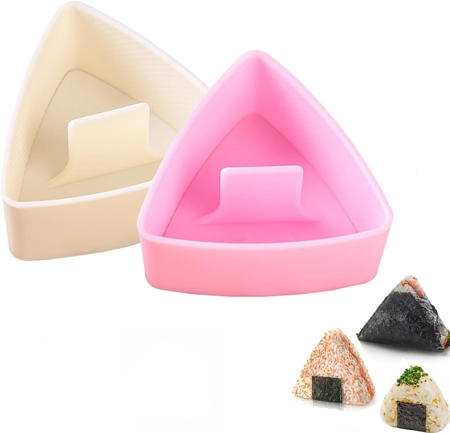 Shoxil Onigiri Mold - Stainless Steel Rice Ball Maker, Triangle Spam ...