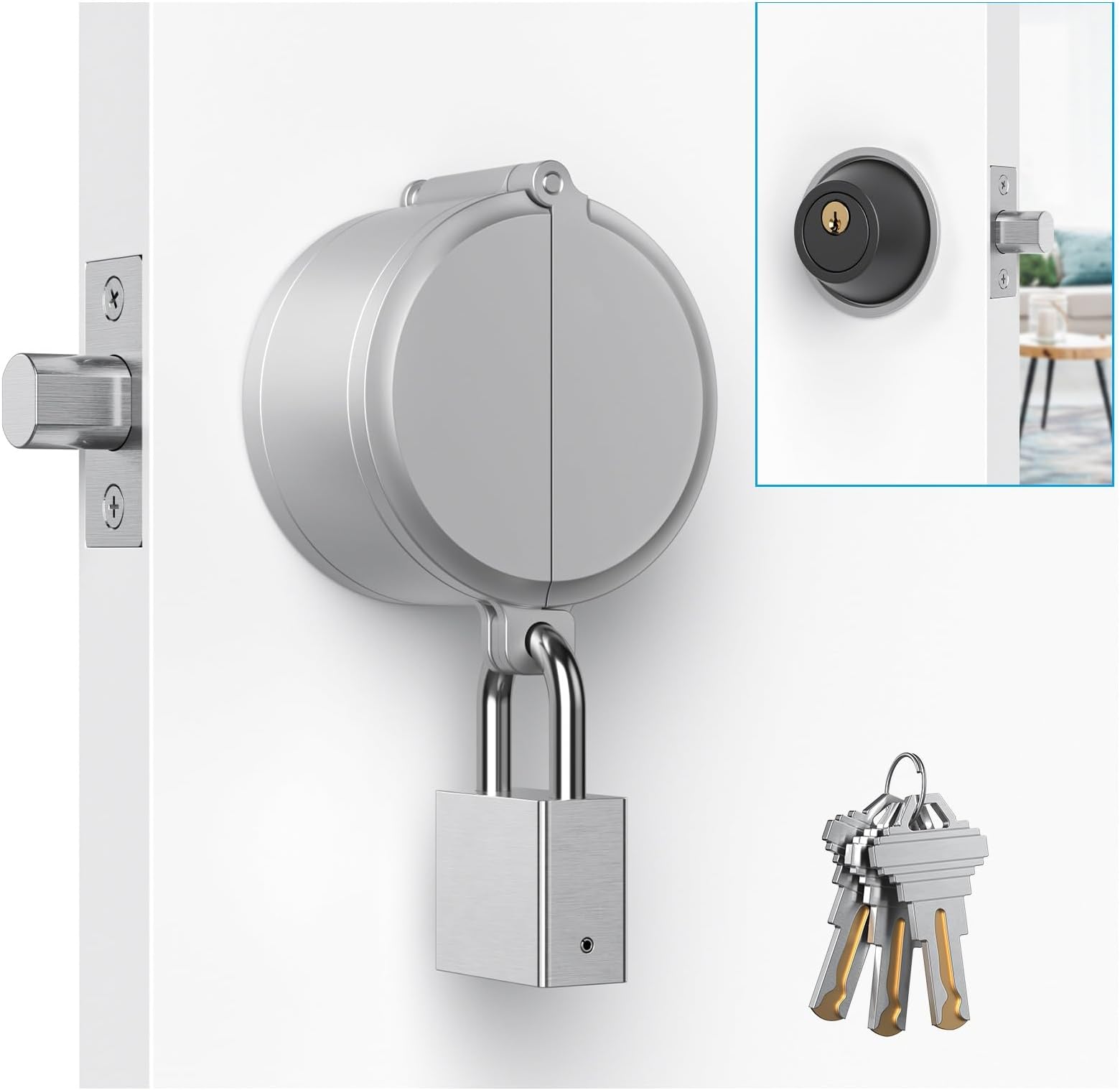 Arc Link Products Dead Bolt Secure, Brass - Amazon.com