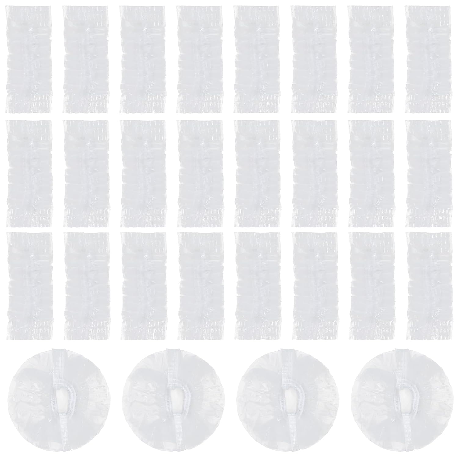 Amazon.com : 200PCS Disposable Ear Covers for Shower, Clear Waterproof ...