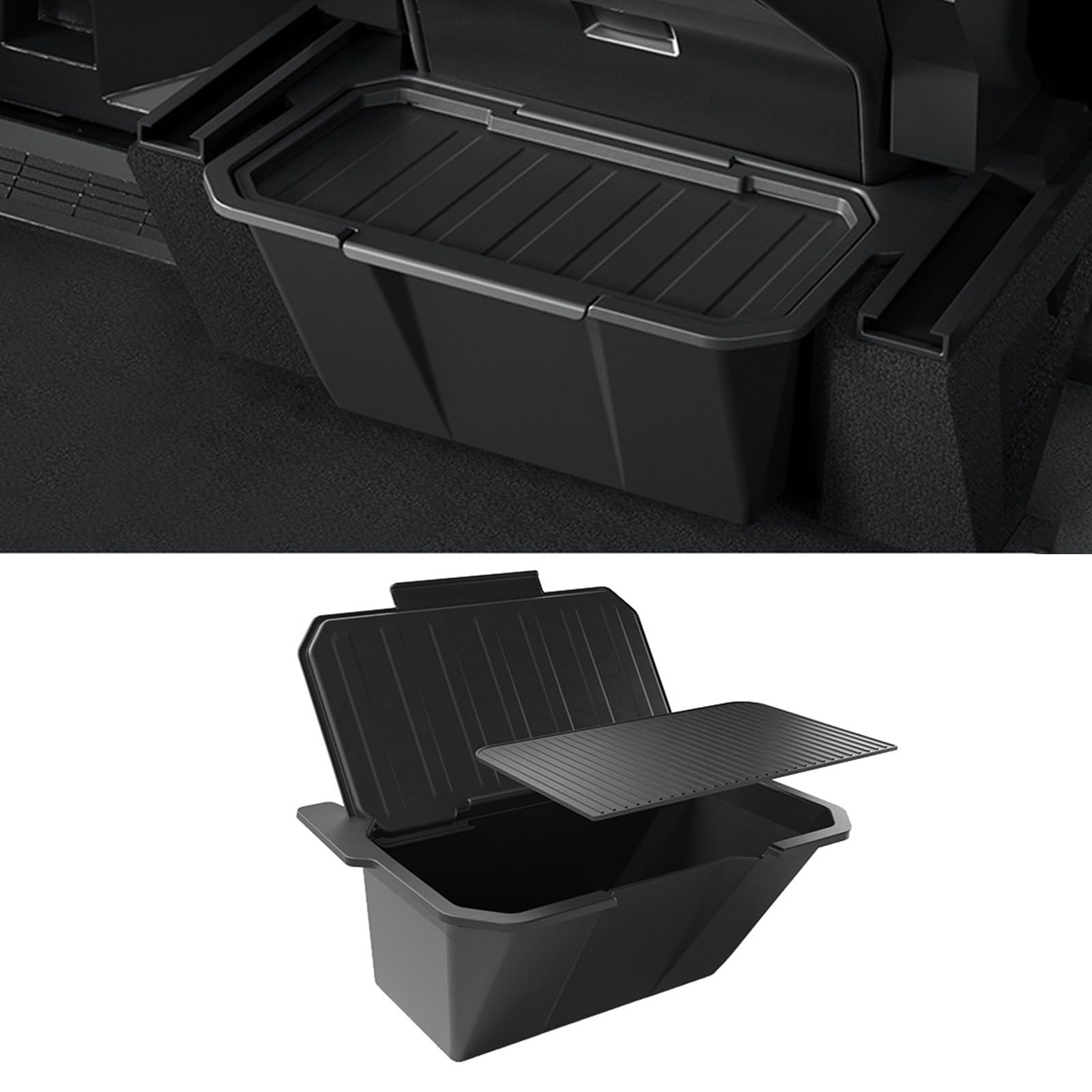Amazon.com: YeHuaCarhome Tesla Cybertruck Accessories Rear Floor ...