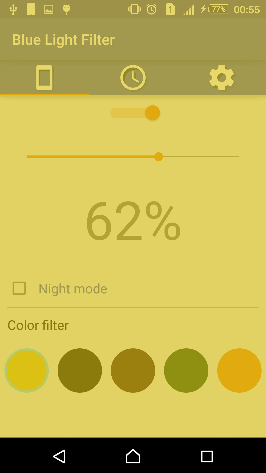 Blue Light Filter - App on Amazon Appstore