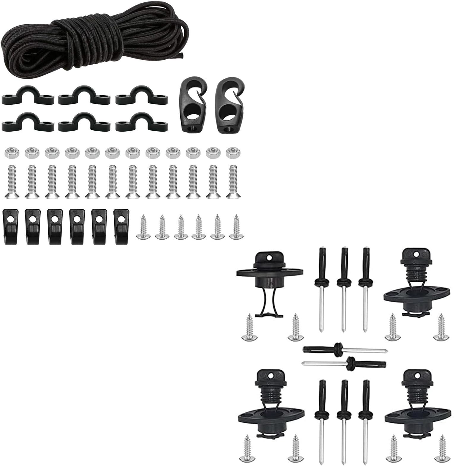 Amazon.com: Kayak Deck Rigging Kit and Kayak Drain Plug Kit : Sports ...