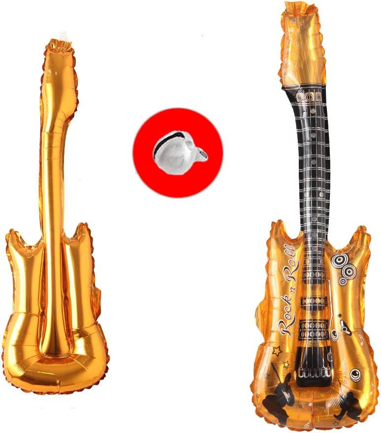 Amazon.com: Bell Musical instrument Guitar Foil Balloon Helium Air ...