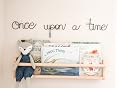 Amazon.com: Once Upon a Time Sign Nursery Wall Decor Playroom Decor ...