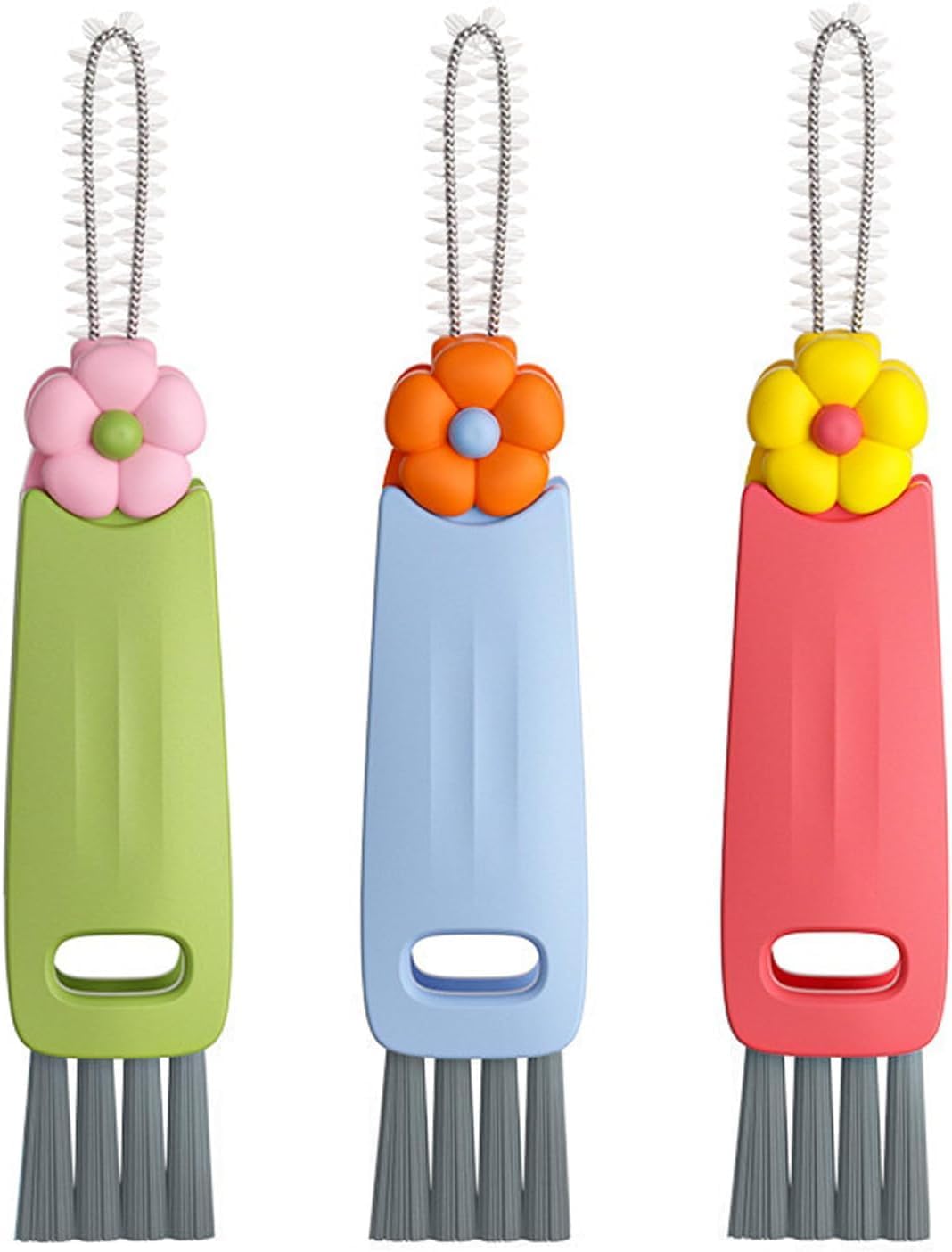 Amazon.com: 3 in 1 Cup Lid Cleaning Brush, 3 in 1 Multifunctional ...