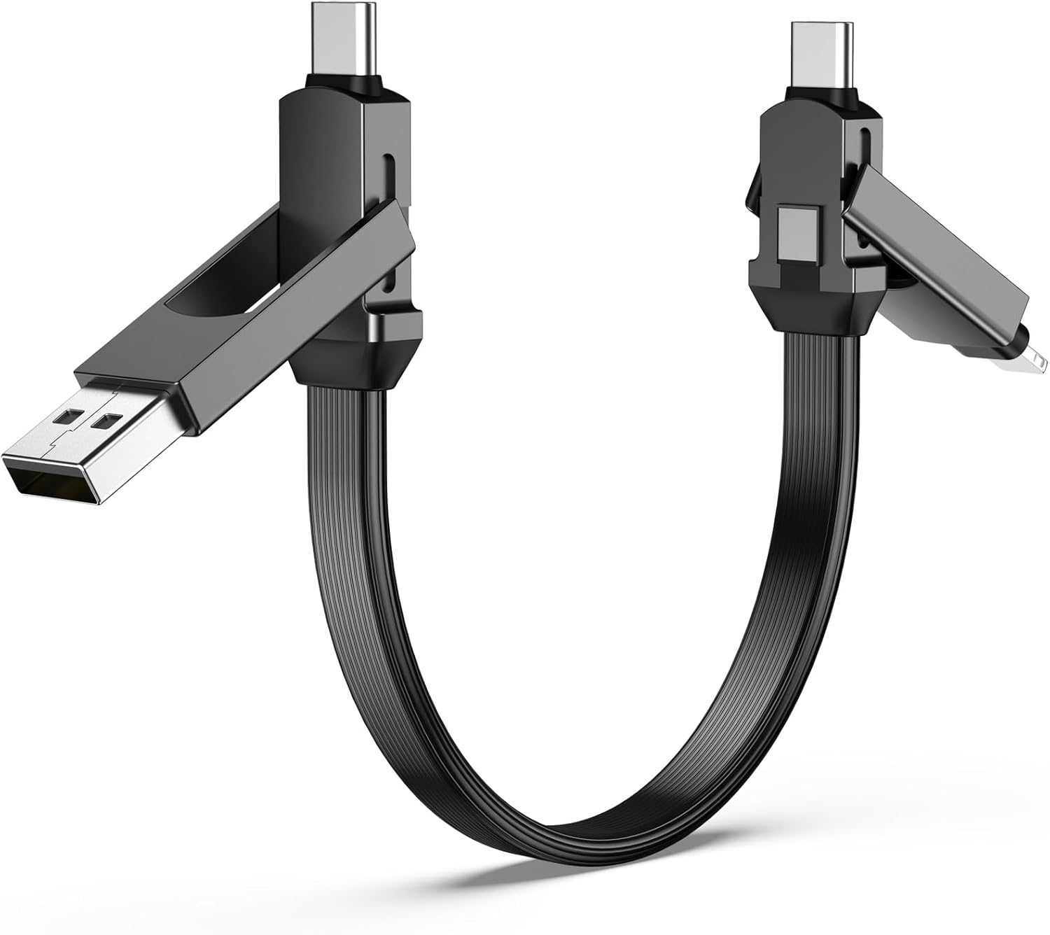 Amazon.com: 4 in 1 USB Charging Cable PD 60W Fast Charging & Data Sync ...