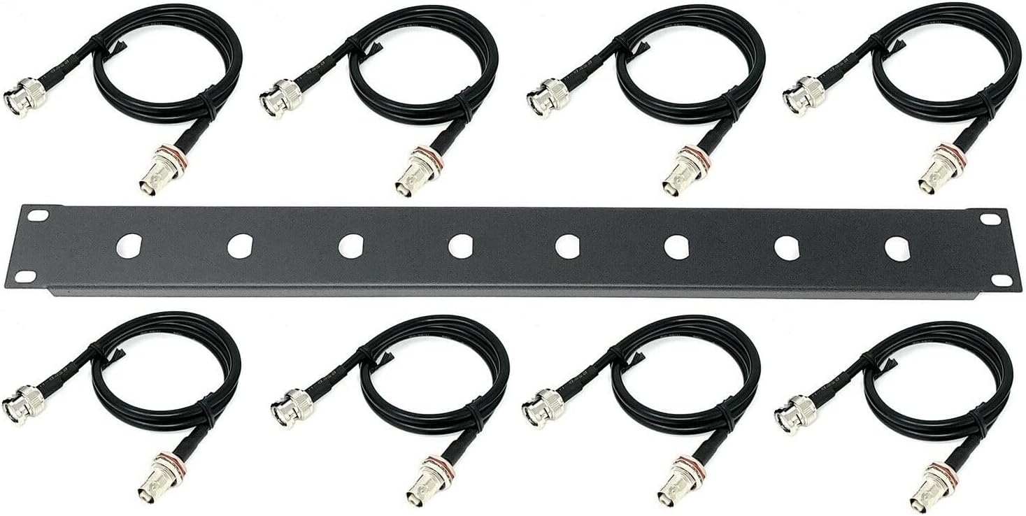 Amazon.com: 19" Antenna Re-Location Rack Mount Kit 1U Front Panel 8 ...