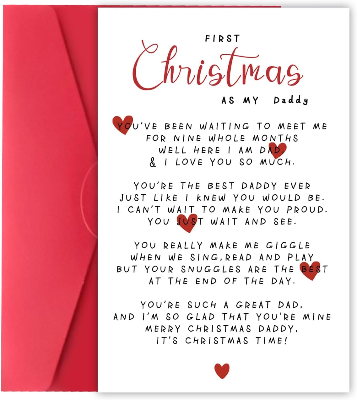 Amazon.com : Designer Greetings Stack of Blue, Red and Gold Blocks Baby ...