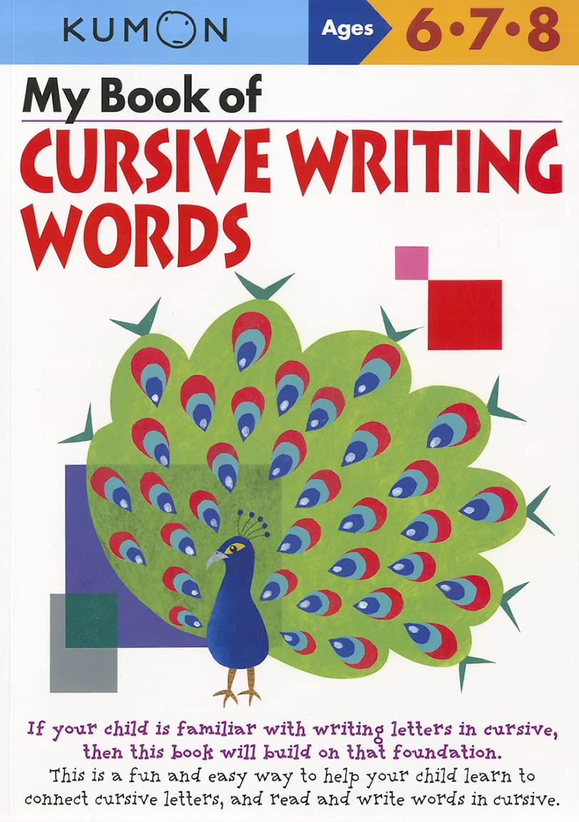 Amazon.com: My Book Of Cursive: Writing Words (Cursive Writing ...