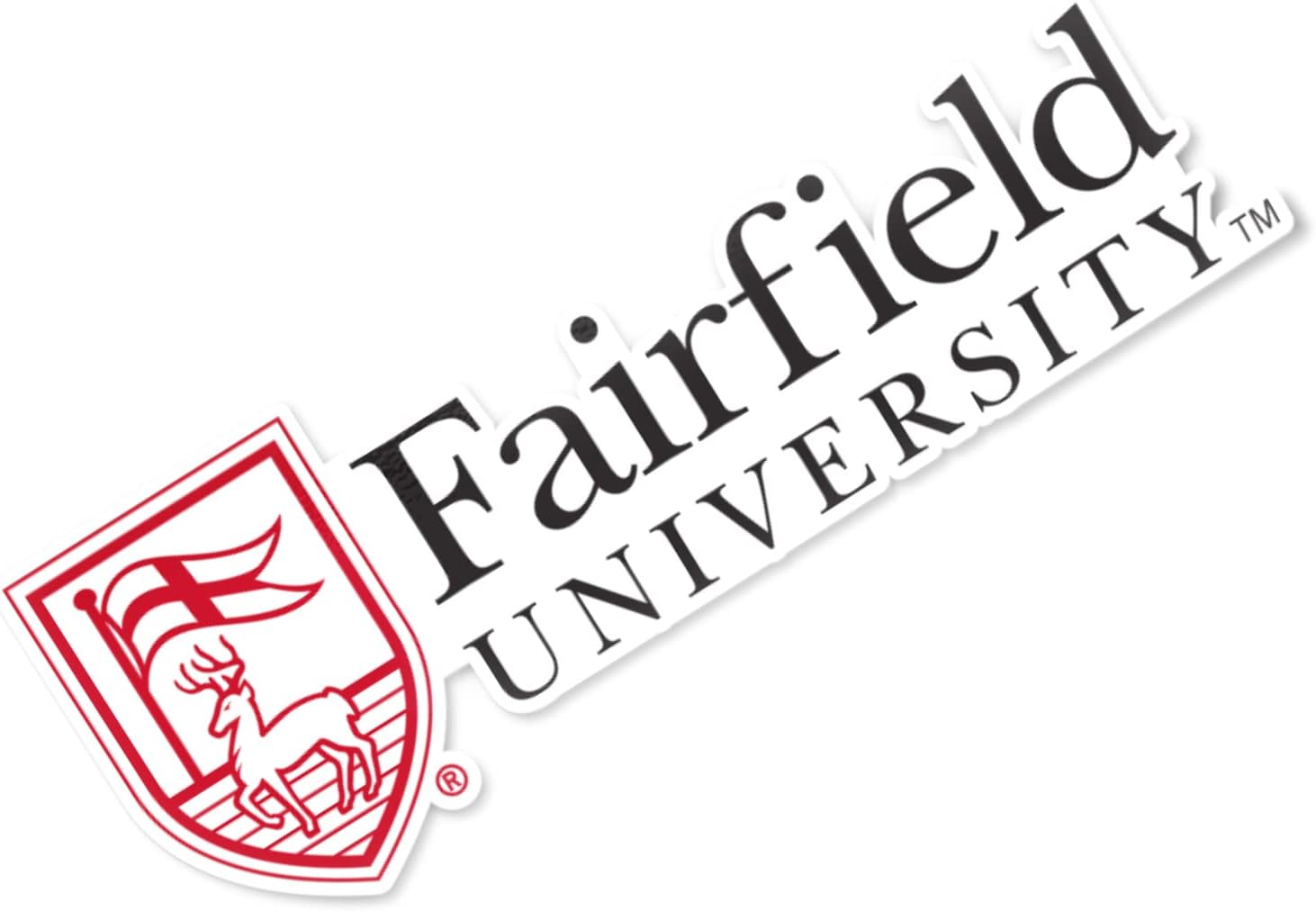 Amazon.com: Desert Cactus Fairfield University Sticker Name Logo Vinyl ...