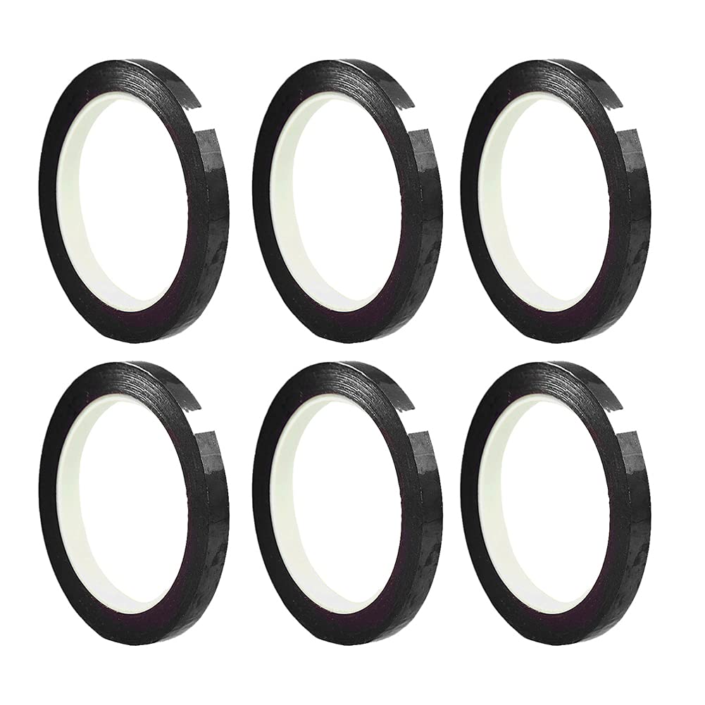 JIHUOO 9 Rolls 6 mm Grid Marking Tapes Graphic Thin Tape Dry Erase ...