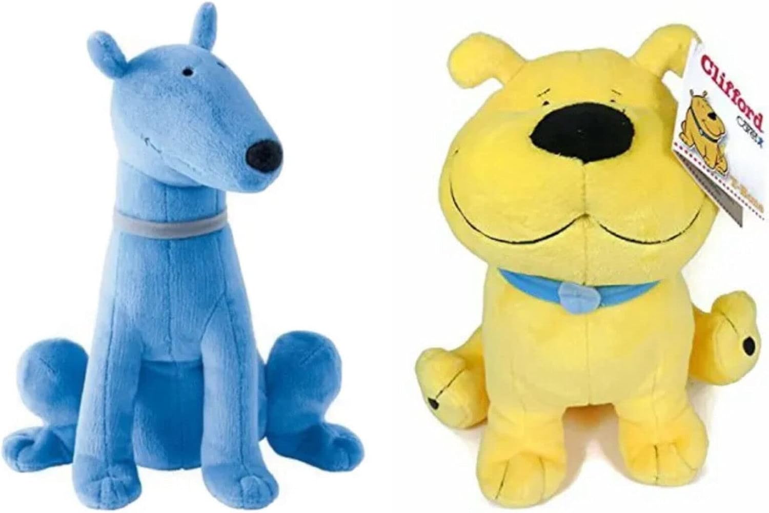 Amazon.com: T Bone Yellow & Mac Blue Dog 2pc 12” Plush Stuffed Kohls ...
