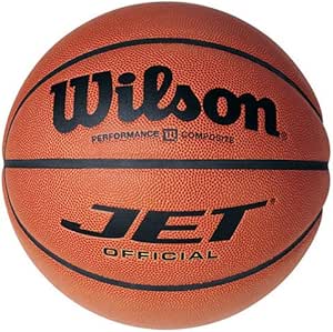 Amazon.com : WILSON Jet Official Basketball (Intermediate) : Official ...