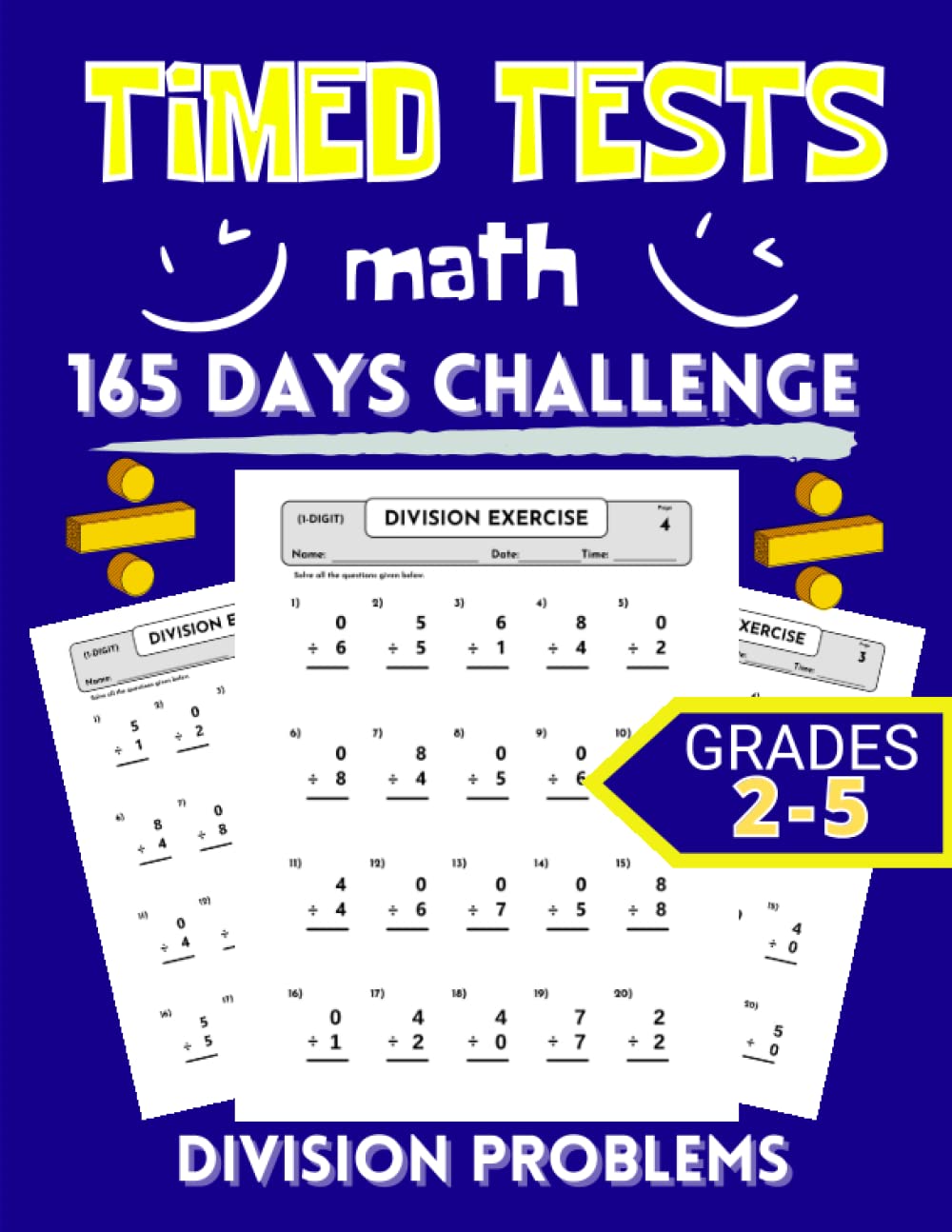 Snapklik.com : 165 Days Challenge Of TIMED TESTS DIVISION Problems Math ...