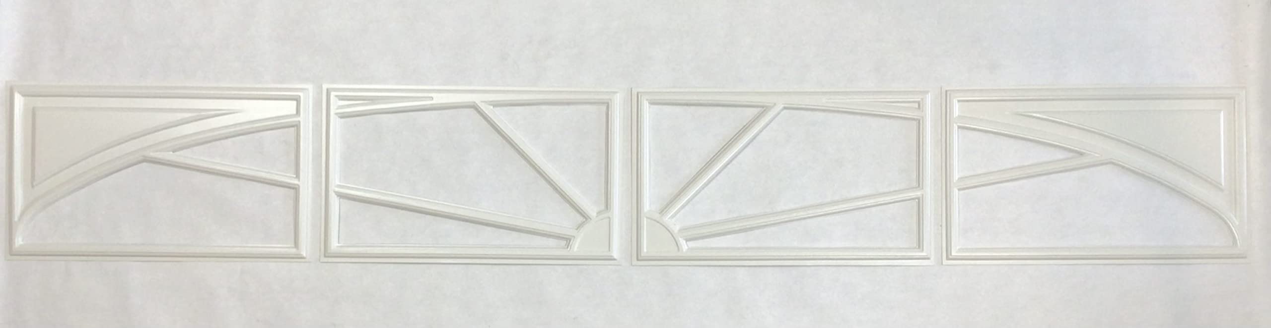 4 Amarr Sunray Replacement Decorative Inserts for Amarr Short Panel ...