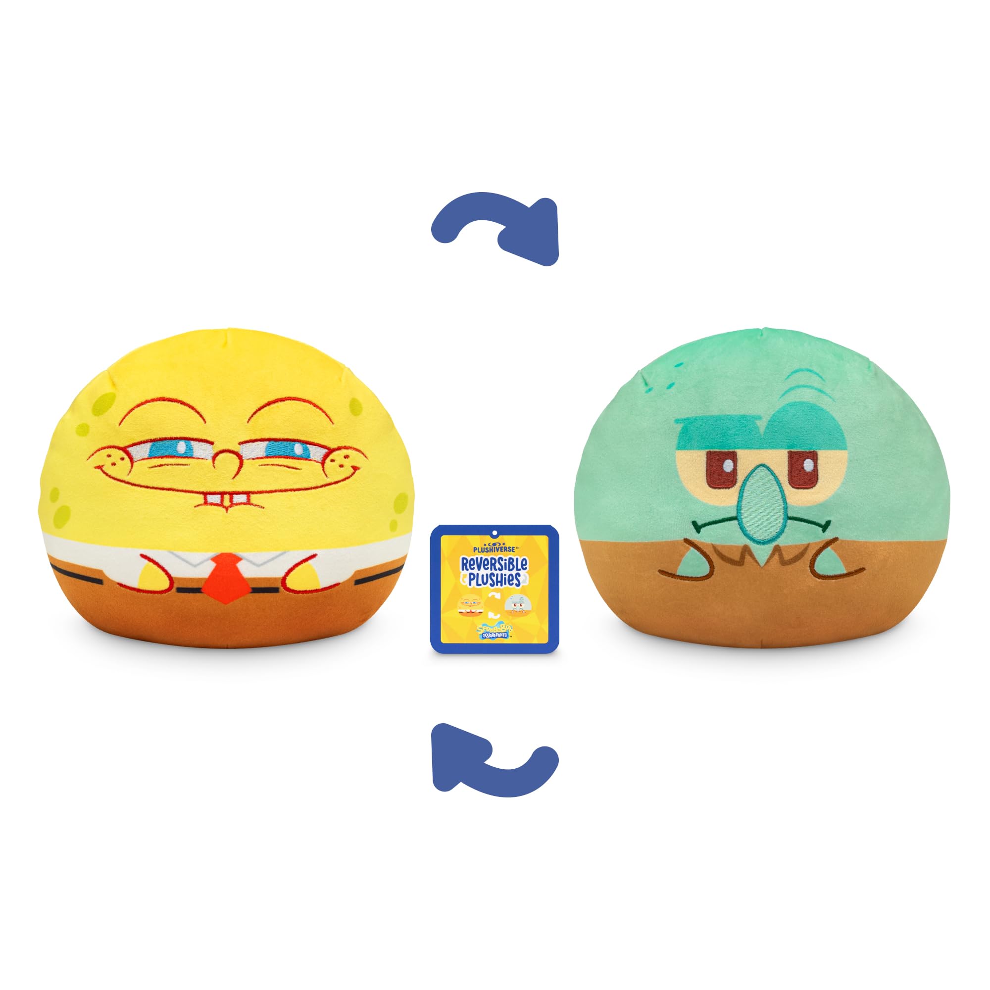 Snapklik.com : TeeTurtle Spongebob Squarepants 6" Reversible Plushie