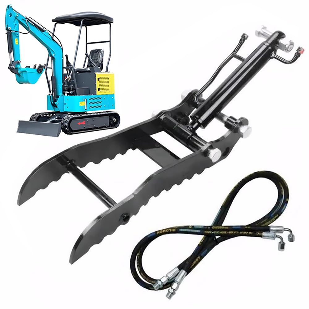 Amazon.com: Hydraulic Thumb Clip for Mini Excavators, Versatile ...
