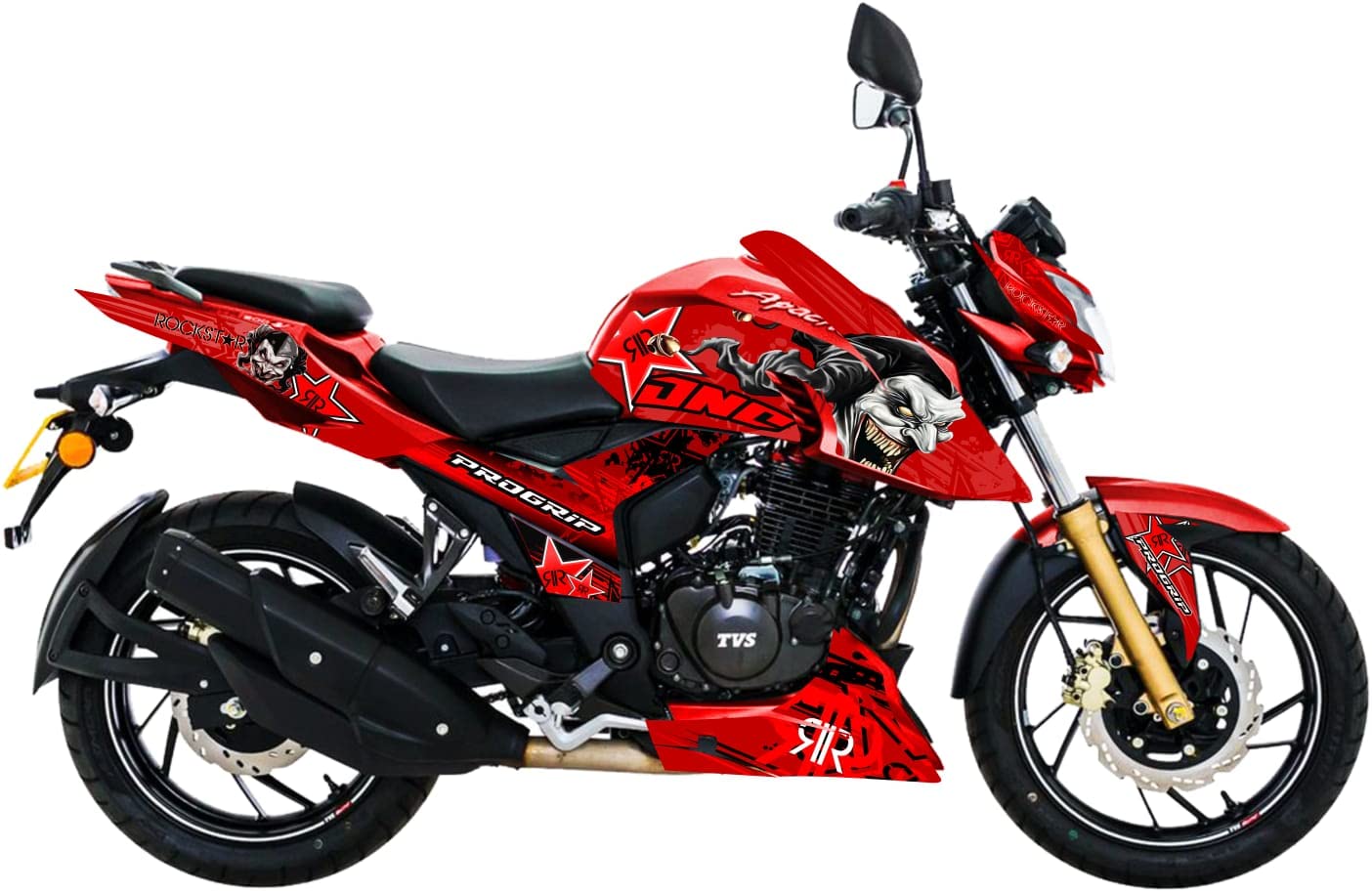 Bike Stickers Design Apache