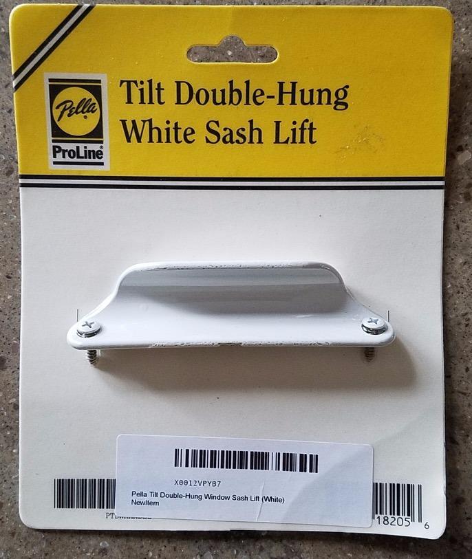 Pella Tilt Double-Hung Window Sash Lift (White) - Screen Door Hardware ...