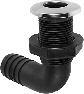 Amazon.com : MOTHNUR Boat Scupper Drain Valve Thru-Hull Connector for ...