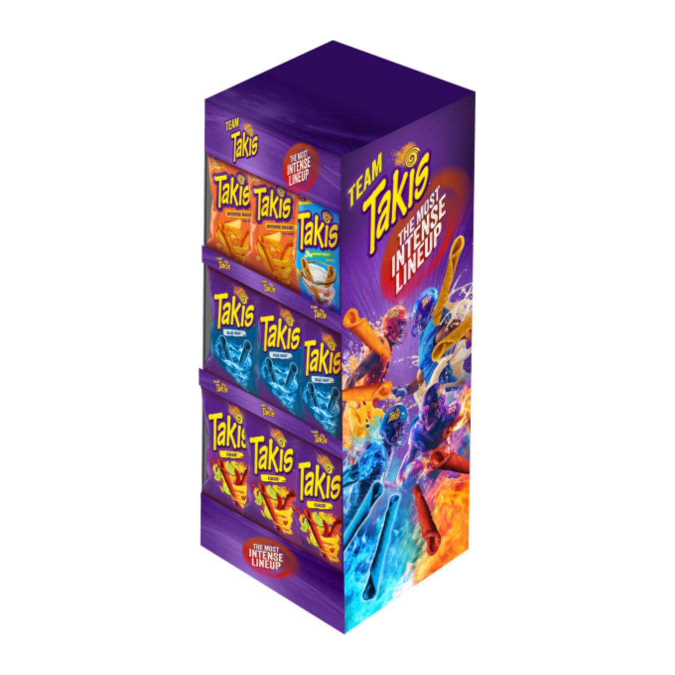 Amazon.com: Takis 72 ct, 9.9 oz Sharing Size Game Day Display Shipper ...