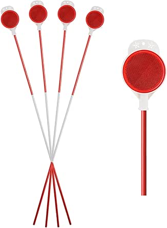 Amazon.com: JAOTREL Driveway Reflectors Markers for Snow Plowing, 36-48 ...