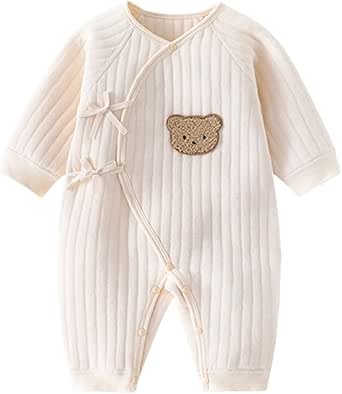 Amazon.com: KODASW Baby Cotton Jumpsuit Long Sleeve Romper Infant ...